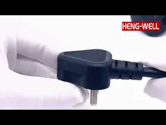 250V C13 South Africa Power Cord 3 Pin Extension Plug For Computer