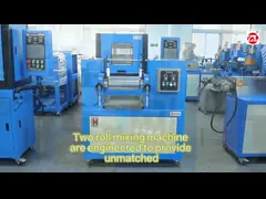 Customized Roller Plc Lab Two Roll Mill With Emergency Protection Device