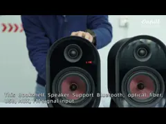 Multimedia Active Bookshelf Speakers With Led Display Multifunctional