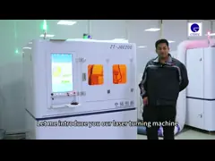 Software Control CNC Fiber Laser Cutting Machine 30W Turning For PDC Material