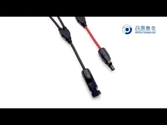 Ce Certificate Male To Female  Y Branch Connector With Solar Pv Cable 4Mm2
