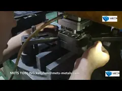 Thin Precision Argentum / Copper Fuse Band With One Cavity Progressive Die Stamping
