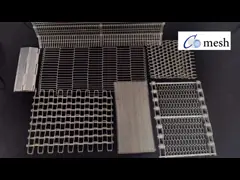 Metal 304/316 Stainless Steel Wire Mesh Belt For Fryer Oven Bread