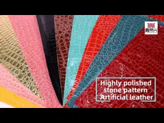 Glossy Crocodile Pvc Leather Packaging Box Crocodile Embossed Leather