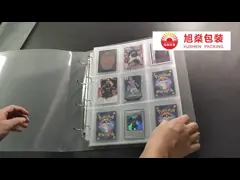 35Pt Card Holder Binder Anti Fouling Toploader Binder Pu Cover