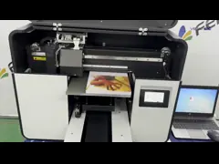 La macchina di stampa UV ibrida numérique di 300 mm carte d‘écriture Botella Acrylique LED