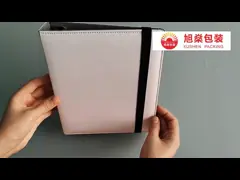 Bandage Card Holder Album Book Dustproof Wind Gradient Pu Cover