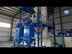 Professional Dry Mix Plant Excellent Dust Removal System For Construction Material