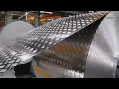 Customized H24 Aluminum Diamond Sheet Embossed Perforated 1050 1100 3003