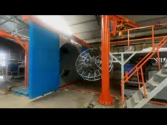 Manufacturing Plant Shuttle Rotomolding Machine With Plc Control System
