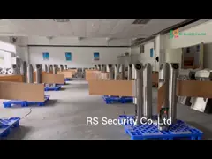 Hospital Dc Brushless Swing Turnstiles Barriers Aluminium Alloy Barcode System Wing Gate Security Eq