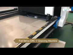 Low Noise Cnc V Grooving Machine Stable Moving Environmental Friendly