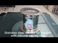 Automatic Open / Closed Position Hvac Zone Dampers With Silicon Sealing Ring