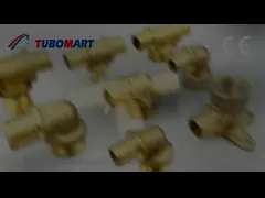 1/4 3/8 1/2 3/4 Zoll Pex ajusté délicat de latón Naturfarbe Pex ajusté de tubos