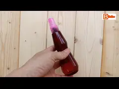 Printed Small Cone Shape Bottle 3Oz 100Ml S Shape Plastic Mist Spray Bottle