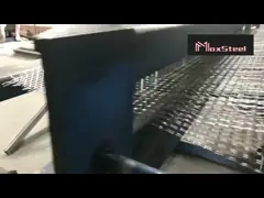 Flat Flex Wire Conveyor Belt , Intricate Pattern Flexible In Both Warp And Weft Directions