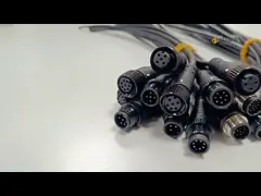 Customize Ip68 M12 Waterpoof Extension Cable For Mining And Underwater Engineer 2 Pin~8 Pin,12 Pin,1