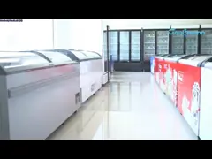Automatic Defrosting Supermarket Island Freezer