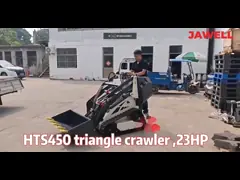 450KG Lifting Mini Loader Machine 25HP 23HP Rubber Tracked Skid Steer Loader