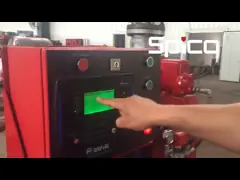 Red FM Approval 300 Hp Diesel Water Pump Engine Used In The Firefighting