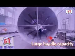 Steam Heating 1.2*10m Rotary Drum Dryer For Fertilizer