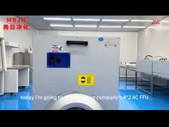 Safe Space-saving Low-pressure drop Precise airflow control ffu filter fan unit for clean room
