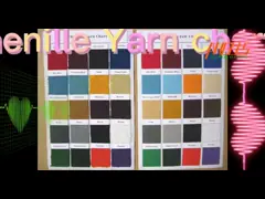 130X30mm PMS Double Layer Chenille Patch With Heat Cut Border