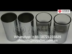 Glass PVD Coating Service, Cathodic Arc Plating Amber Color, Glassware Gold Plating Service