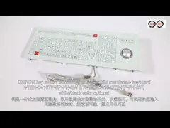 108 Keys Scratch Proof IP67 Membrane Switches Keyboard