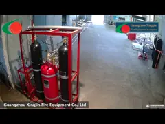 σύστημα καταστολής πυρκαγιάς 90L 13.5Mpa FM200 φιλικό προς το περιβάλλον DC24V/1A