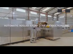 Efficient ice cream cone automatic production equipment ice cream cone shell machine