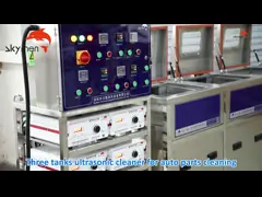360L Degreasing 9000W Ultrasonic Coin Cleaner 3 Tanks 28Khz 40Khz