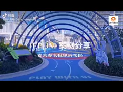 Blue Safety Playground Rubber Tiles Sound Absorbing For Children