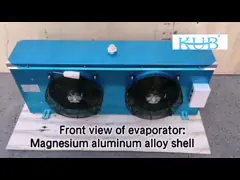 Fabricado na China Evaporador de refrigeração tipo D para armazenamento em salas frias
