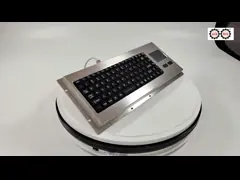 Rugged Military Silicone EMC Keyboard IP68 Backlight With Touchpad