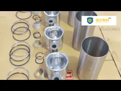 6137-31-2112 Crawler Excavator Engine Piston Kit For 6D105 Komatsu