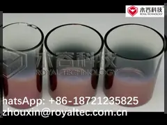 Glassware Decoration PVD Coating Service , Pruple Color PVD Glass Coating Service