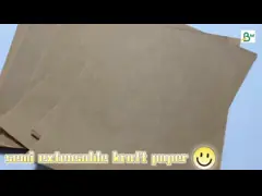 70gsm Strong Tensile Strength Brown Kraft Cement Sack Paper Rolls