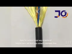 HDPE Sheath  GYFXTY FRP 4core Outdoor Fiber Optic Cable