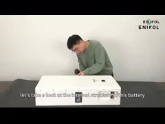 Solar Wall Mounted LiFePo4 Battery 100ah 200ah 5kwh 10kwh Lithium Battery 48V