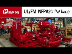 Ductile Cast Iron Diesel Fire Pump Package 100PSI UL/FM/NFPA20 Listed