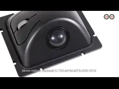 400DPI Military Trackball Industrial Wired Mouse With Aviation Plug