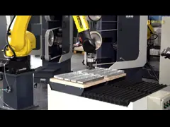 Automatic Position Compensation Robotic Metal Deburring Machine