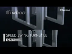 Indoor / Outdoor Pedestrian Flap Barrier Gate Turnstile System Dry Contact Input Signal