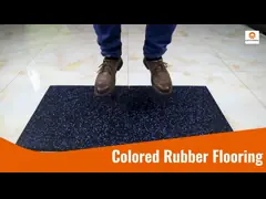Waterproof Sports Rubber Floor For Home Gym Anti Slip Practical