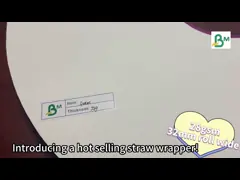 24gsm 28gsm Toothpick Wrapping Paper Roll 10pics Per Carton Virgin Pulp White Roles