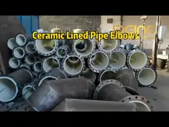 Wear Resistant Ceramic Pipes ISO Certificate In Power Plants