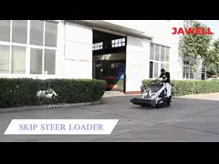 17.2kw Mini Loader Machine Disesel Crawler Micro Skid Steer Loader With Big Flow Hydraulic Valve