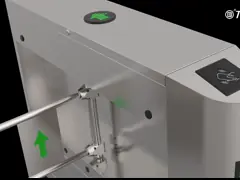 600-900mm Swing Barrier Gate Access Control Turnstile For Bus Stations / Supermarkets