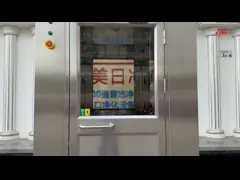 SS 201 Air Shower Room Single Sided Blowers 380V 220V With Swing Door